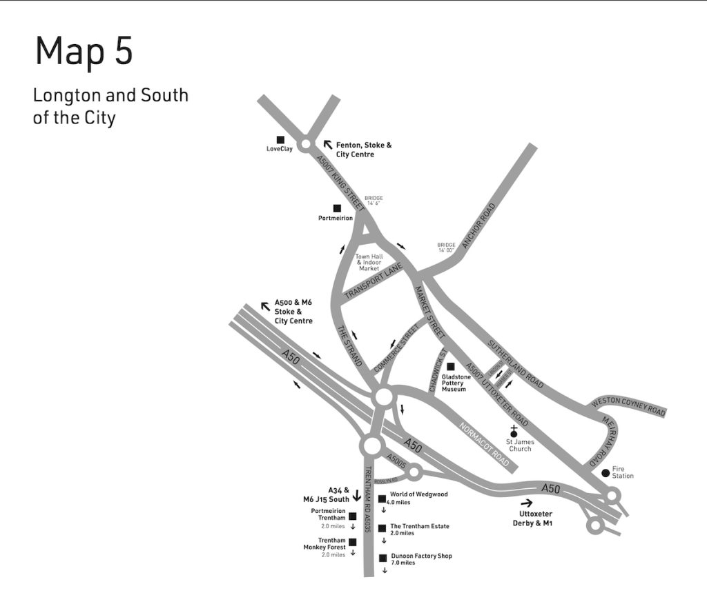 Map of Stoke-on-Trent: Six Towns Tourist & Travel Maps [Free PDFs]