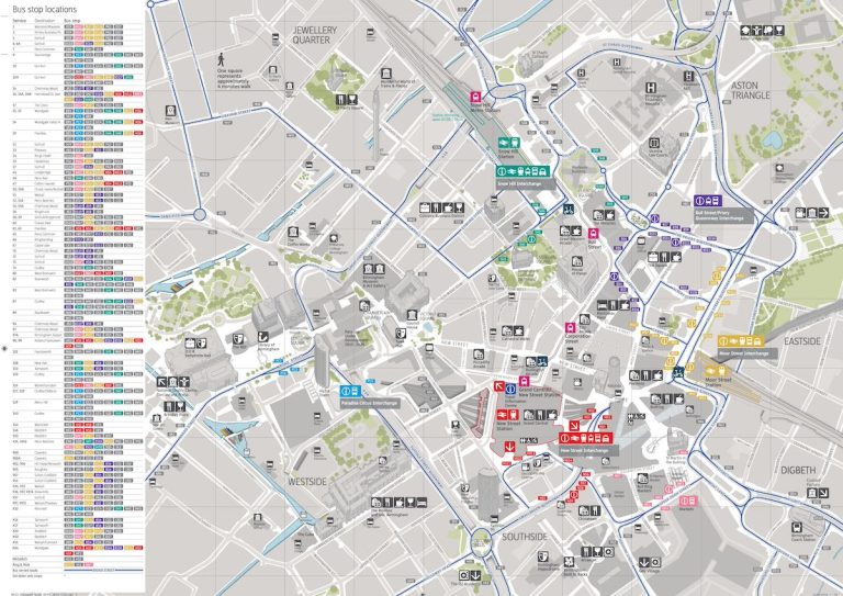 Birmingham Maps: Brochures, Travel Guides, Interactive Map (Free PDFs)