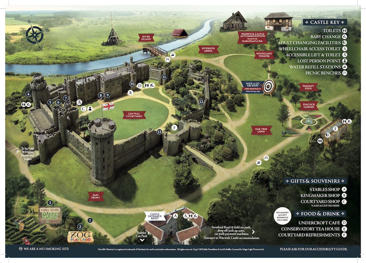 Warwick & Warwickshire Maps: Free PDF Downloads (Tourist, Vintage & Road Maps)